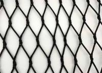 China Knotted Wire Rope Net Diamond Bird Cage Fencing Stainless Steel Rope Braid Mesh CE for sale