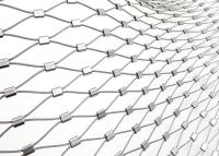 China Inox Ferrule Stainless Rope Mesh For Helideck Perimeter Safety Net Custom for sale