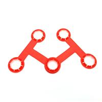 China 28mm Mouth 3 Pack Bottle Carry Handle With 88.2N Tensile Strength for sale