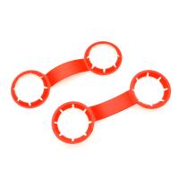 China HDPE Plastic Bottle Handles With 2 Pack Design For 38mm Diameter Bottle Neck Holder for sale