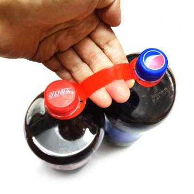 China 27-34mm Diameter Plastic Bottle Clip For Secure Bottle Handling RoHS Standard for sale