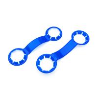 China 27-34mm Diameter Plastic Bottle Clip For Secure Bottle Handling RoHS Standard for sale