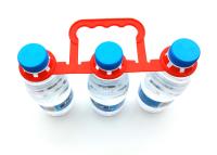 China 27-34mm Diameter Plastic Bottle Clip For Secure Bottle Handling RoHS Standard for sale