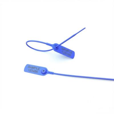China 400mm Pull Tight Plastic Security Seal with 380 N Tensile Strength and PP Stainless Steel Material for Tamper Evident Security for sale