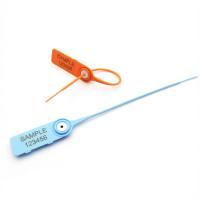 China 200mm Length PP and Stainless Steel Tamper Evident Plastic Security Seal with > 100N Tensile Strength for sale