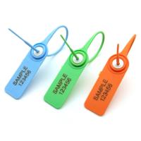 China 200mm Length PP and Stainless Steel Tamper Evident Plastic Security Seal with > 100N Tensile Strength for sale