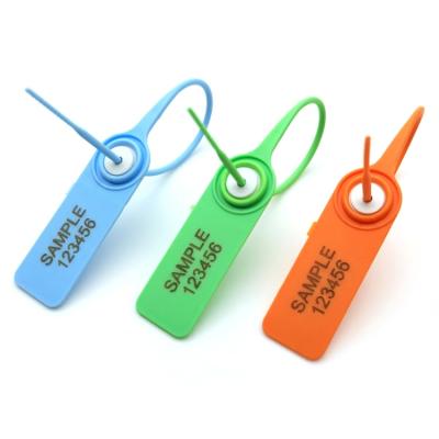 China 200mm Length PP and Stainless Steel Tamper Evident Plastic Security Seal with > 100N Tensile Strength for sale