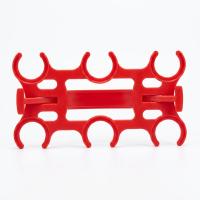 China HDPE Plastic 6 Pack Bottle Holder Plastic Milk Bottle Carrier Durable for sale