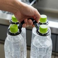 China High Durability Secure Plastic Bottle Handle Tensile Strength For 4 Bottles Carry for sale