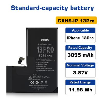 China Reliable Rechargeable Lithium-Ion Battery For iPhone 13 Pro 3095mAh with Overcharge Protection and Plug-and-Play Structure for sale