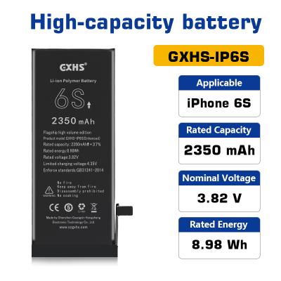 China 2350mAh High-Capacity For iPhone 6S Battery with OEM and ODM Customization from Source Factory for sale
