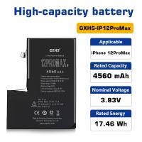 China 4560mAh High-capacity Replacement Battery for iPhone 12 ProMax with 500+ Recharge Cycles from Manufacturer Origin for sale