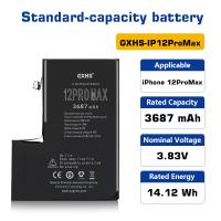 China 3687mAh Lithium-ion Replacement Battery For iPhone 12 ProMax with Overcharge Protection and Plug-and-Play Structure for sale