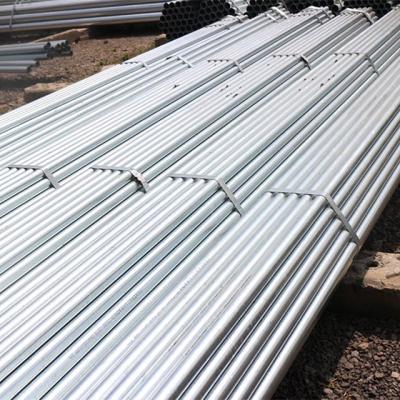 China Non Alloy Galvanized Steel Pipe Round Section Shape Non Oiled Steel Pipe for sale