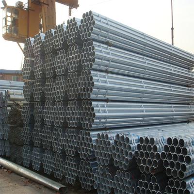 China Non Alloy Galvanized Steel Pipe Round Section Shape Non Oiled Steel Pipe for sale