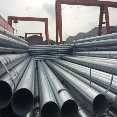China Non Alloy Galvanized Steel Pipe Round Section Shape Non Oiled Steel Pipe for sale
