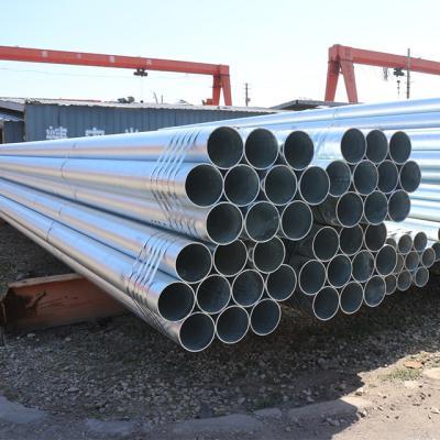 China Non Oiled Liquid Galvanized Steel Pipe Round Galvanized Tube for sale