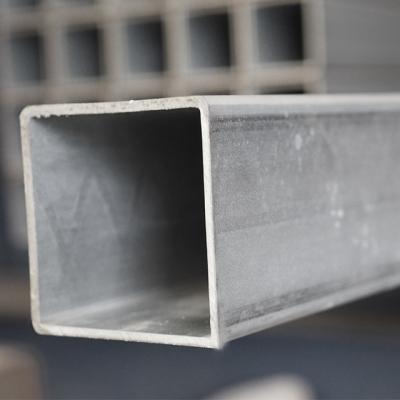 China Rectangular Galvanized Steel Pipe Liquid Corrugated Square Pipe Tube for sale