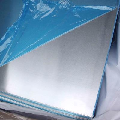 China Full Hard Flat Aluminum Plate Plastic Film Covering Aluminum Alloy Sheet for sale