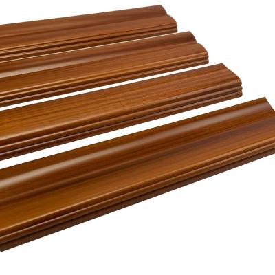 China Decorative Wooden Mouldings Smooth Texture Varnished Finish Easy Installation Interior Trim for sale