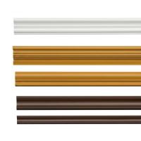 China Decorative Wooden Mouldings Easy to Install Varnished Wood Trim for Interior Decoration for sale