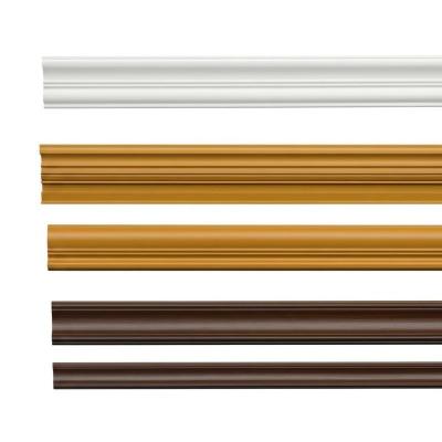 China Decorative Wooden Mouldings Easy to Install Varnished Wood Trim for Interior Decoration for sale