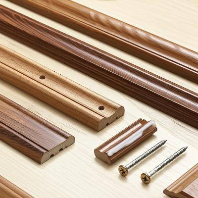 China Custom Decorative Wooden Mouldings High Resistance Wear Tear Lightweight Easy Installation Classic Modern Victorian Rustic Styles for sale