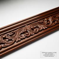 China Varnished Decorative Wood Frieze ±0.3mm Tolerance for Ceiling and Wall Interior Trim for sale