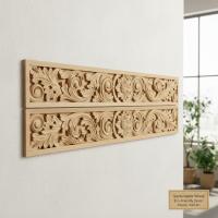 China Decorative Wood Frieze 8ft Sustainable Wood Moulding for Interior Wall Decoration for sale