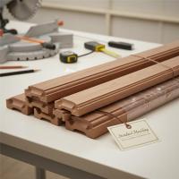 China Smooth Texture Fancy Wood Moulding 8 Feet Standard Moulding for Interior Wood Trim Applications for sale