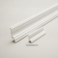 China B1 Fire Retardant PVC Crown Moulding 16ft Decorative Trim for Interior Exterior for sale