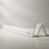 China Anti Termite Rot Proof PVC Door Casing Decorative Trim Moulding 7ft 8ft 10ft for sale