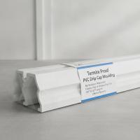 China Termite Proof PVC Drip Cap Moulding Rot Resistant Waterproof Exterior Door Window Drip Trim 10ft 12ft for sale