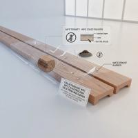 China Versatile Picture Rail Moulding Solid Wood Gallery Hanging Trim Wall Art Display Frame Support for sale