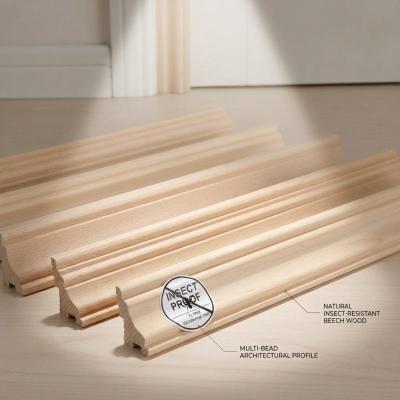 China Versatile Picture Rail Moulding Solid Wood Gallery Hanging Trim Wall Art Display Frame Support for sale