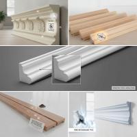 China Crown Moulding Primed MDF 2.7m Decorative Ceiling Trim for Home Renovation Projects for sale