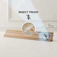 China Baseboard Moulding KD Primed Pine 4.88m Moisture Resistant Skirting Board Trim for sale