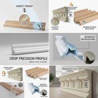 China Wall Panel Moulding Primed Wood 2.7m Decorative Interior Wall Trim for Modern Home Decor for sale