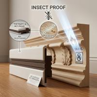 China Casing Moulding Primed Finger-Jointed Fir 4.88m Window Frame Trim Damp Proof for sale