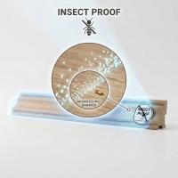 China Moisture Resistant Wood Moulding Damp Proof 4.88m Primed Baseboard Trim Interior Use for sale