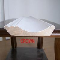 China Custom Wood Crown Molding - 14-300mm Width, 6-106mm Thickness, Kiln-Dried Finger-Jointed Construction for sale