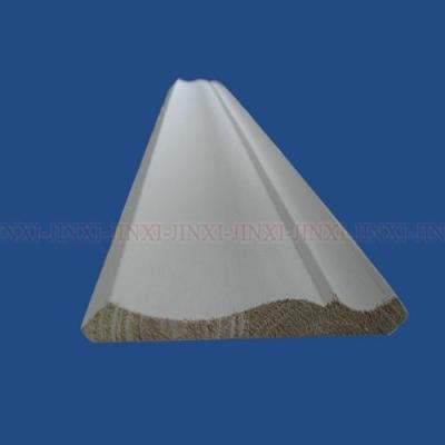 China Water Resistant Wood Crown Molding - Kiln Dried 10-13% MC, Custom Lengths 2.44m to 5.6m, Width 14-300mm for sale