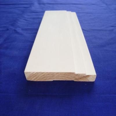 China Moisture Resistant Wood Baseboard Molding 14-300mm Width 6-106mm Thickness Kiln Dried Finger Jointed for sale
