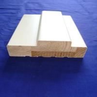 China No Rot Double Rabbited Wooden Door Frame - Kiln Dried Pine/Fir Jamb 2.44m-5.6m Length with Water-Based Primer for sale