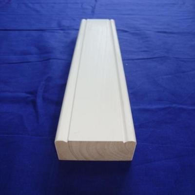 China Kiln Dried Finger-Jointed Brickmould Molding - 10-13% MC, Custom Sizes 14-300mm Width, White Primed Finish for sale
