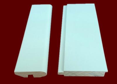 China White Primed Crown Gesso MDF Moulding - Custom Sizes, ±0.5mm Tolerance, 10-12% Moisture Content for sale