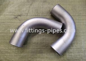 China Butt Weld 304 Stainless Steel Elbow Pipe Fittings 15 Degrees -180 Degrees for sale