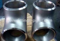 China 304l Steel Reducing Tee Seamless Stainless Pipe Fittings Wp11 P22 for sale