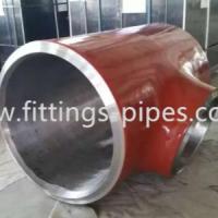 China Alloy Ansi B16.9 Steel Pipe Tee Fittings Sch40-160 A234 Wpb 6