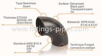 China Tp316l Astm A355 Sch40 Seamless Stainless Steel Elbow For Petrochemical Industry for sale